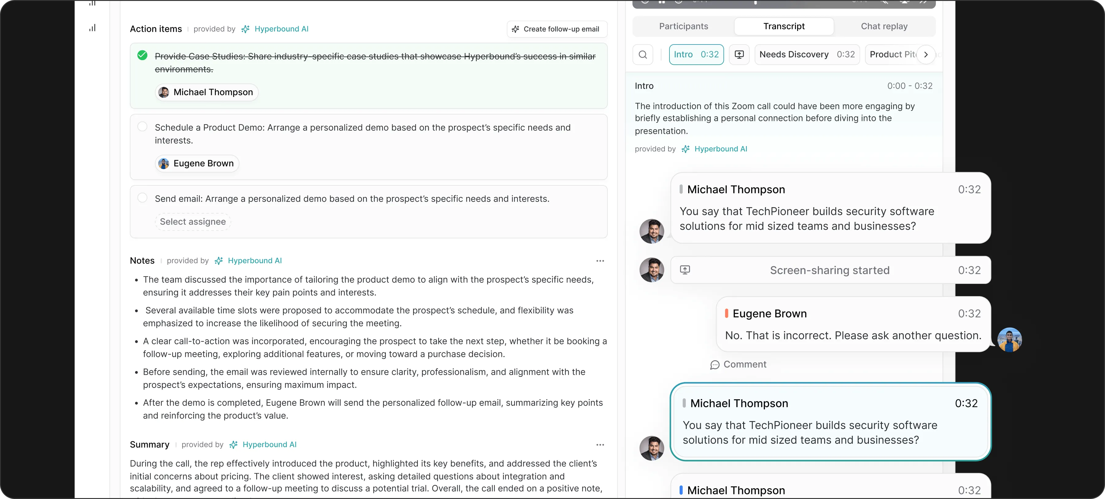 Hyperbound | AI Sales Coaching & Role-Play Platform